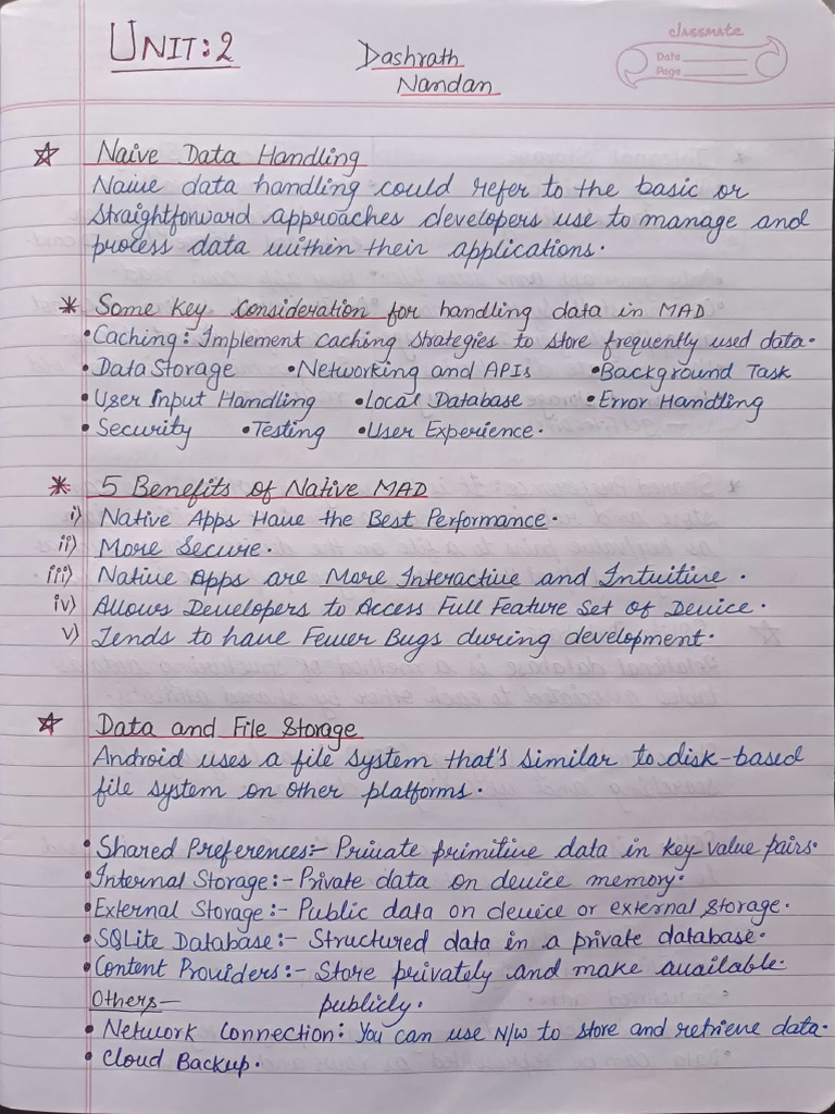 Dashrath Nandan MAD (Unit2) Notes - Alasso | PDF | Graphical User ...