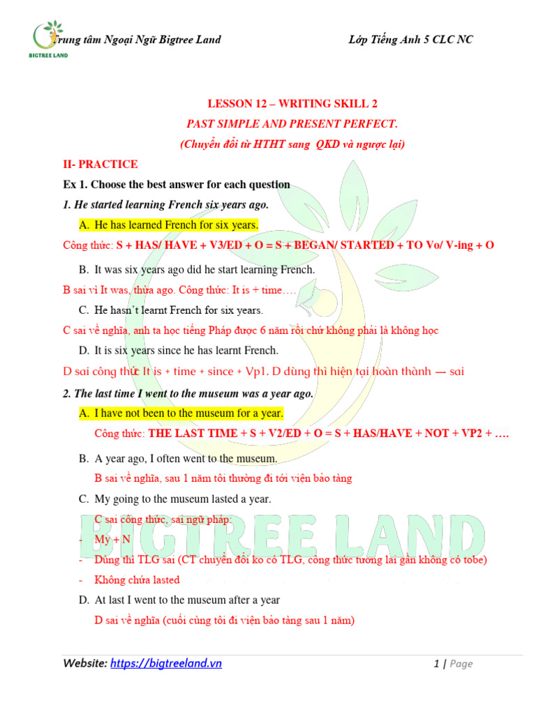 Key Lesson 12 M I | PDF