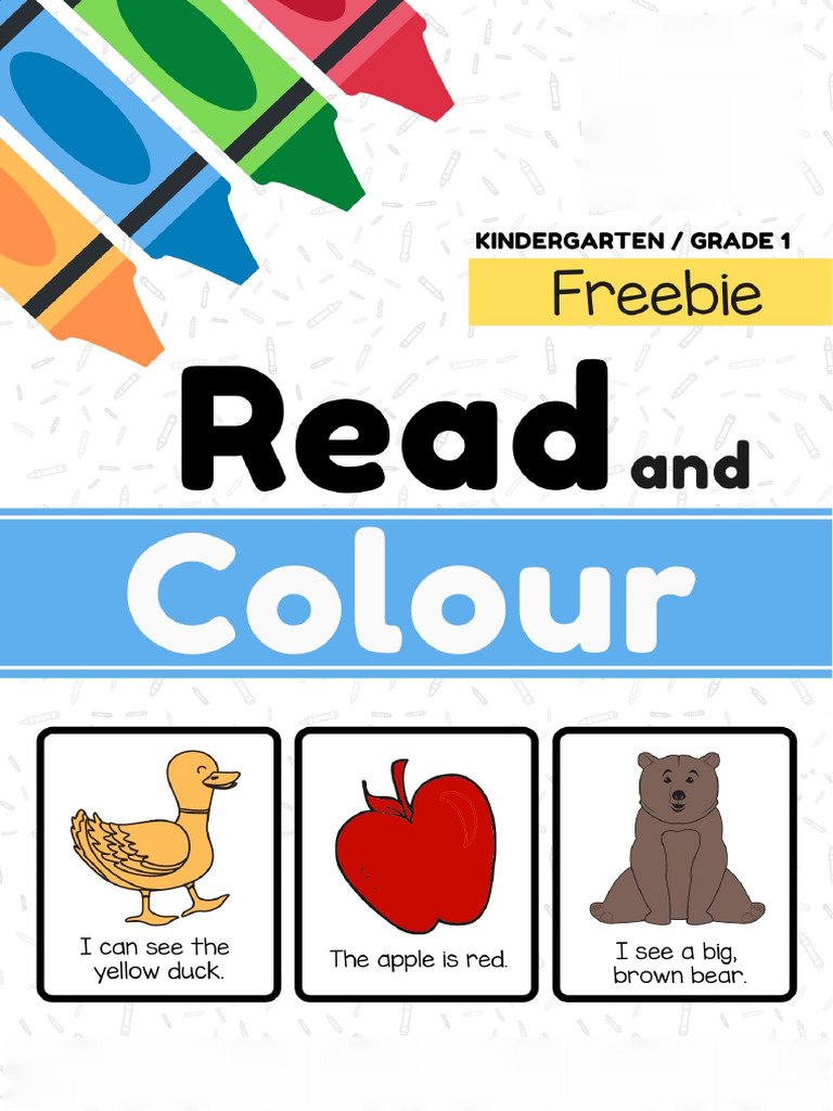 Read and Color Worksheets K | PDF