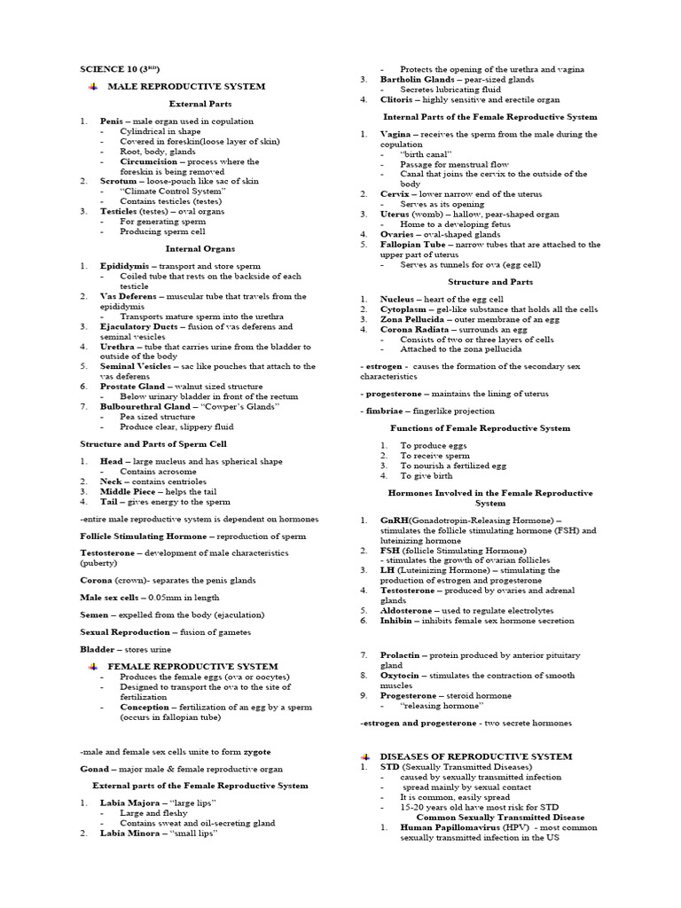 SCIENCE-10-3rd | PDF | Endocrine System | Menstrual Cycle