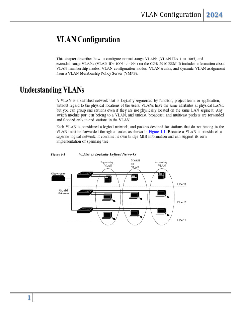 Vlans and Its Configuration | PDF | Network Switch | Computer Network