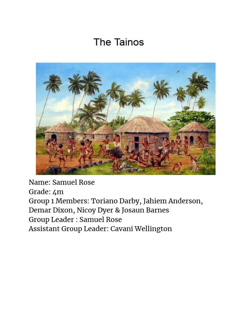 Tainos: History and Culture in Jamaica | PDF | Travel
