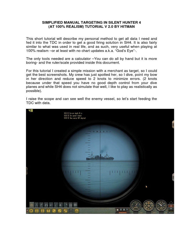 Simplified Targeting in SH4 Tutorial | PDF | Cargo Ship | Ships