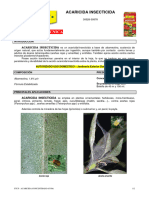 Ficha Técnica Acramite 50 WS Arysta (México) | PDF
