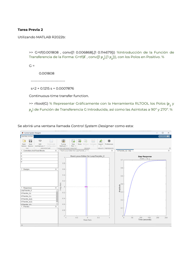 Tarea Previa 2 (RLTOOL) - Practica II TAU | PDF | Informática