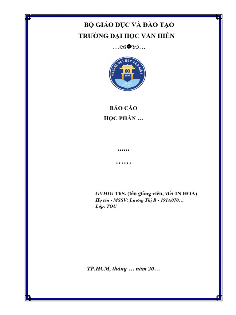 2324 - HK1 - Mau Bao Cao MTCN | PDF