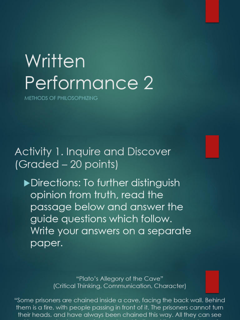 Activity 2 METHODS OF PHILOSOPHIZING | PDF