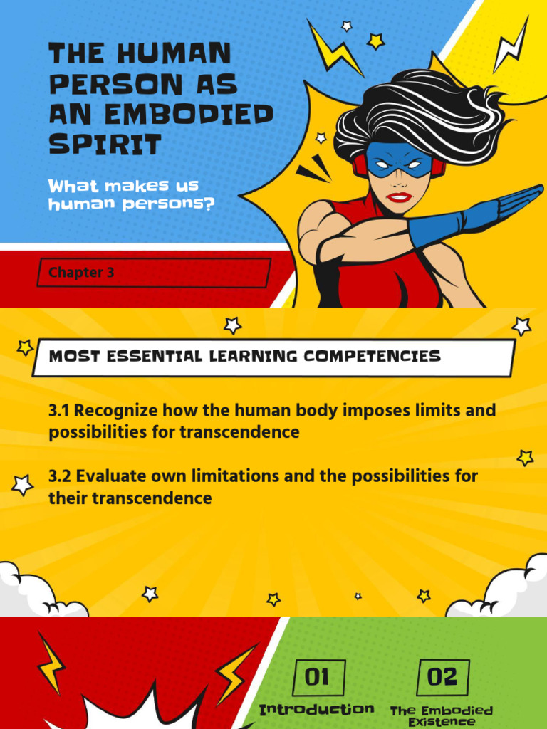 CHAPTER 3 The Human Person As An Embodied Spirit Synthesis 23 24 | PDF | Human | Behavioural ...