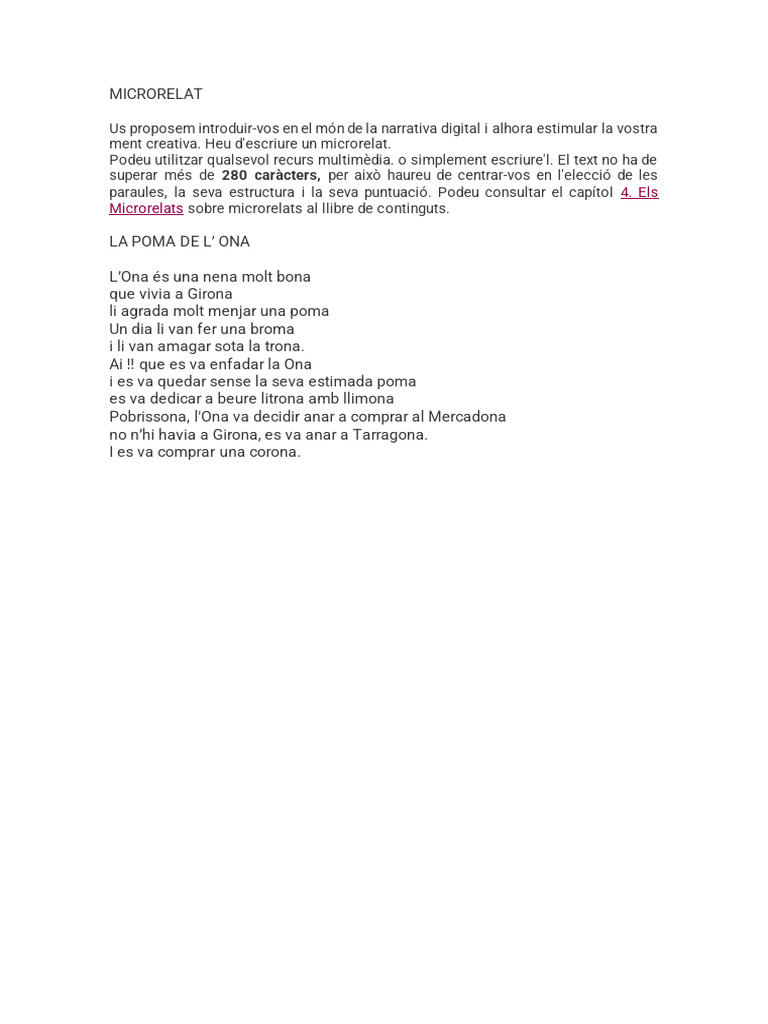 Activitat 2 Microrelat | PDF