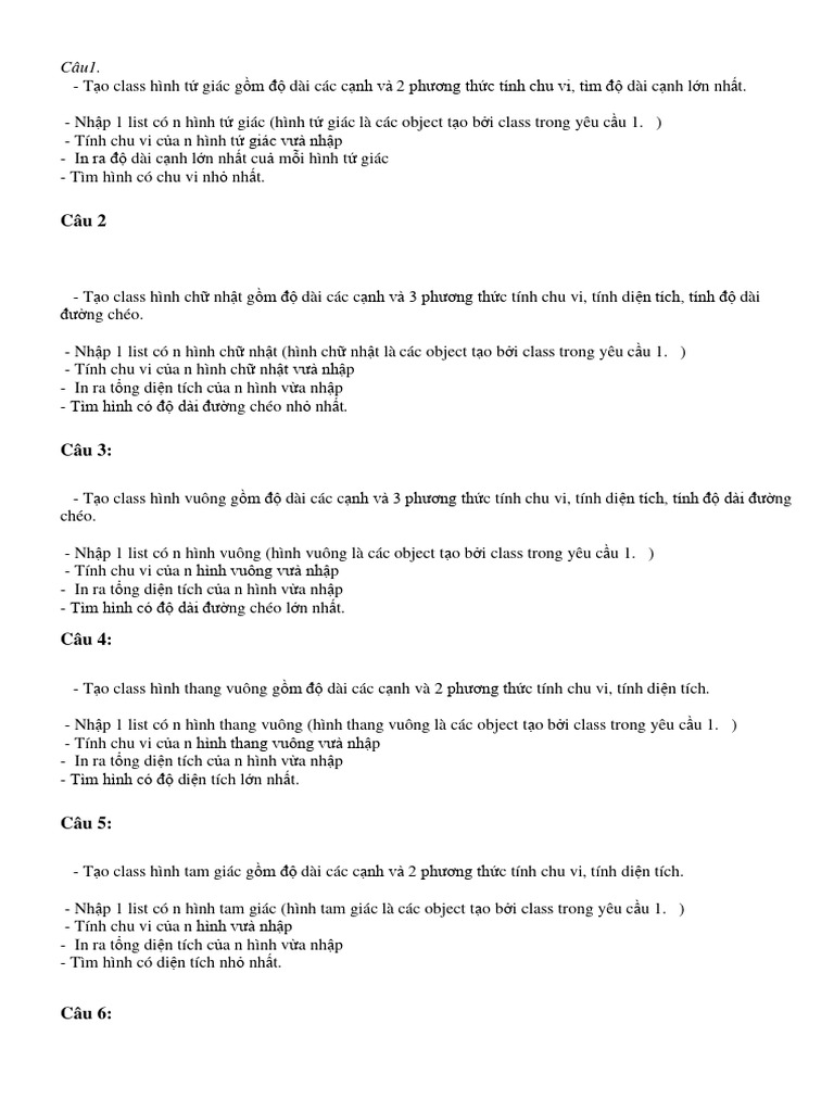 Decuong On Tap1 | PDF