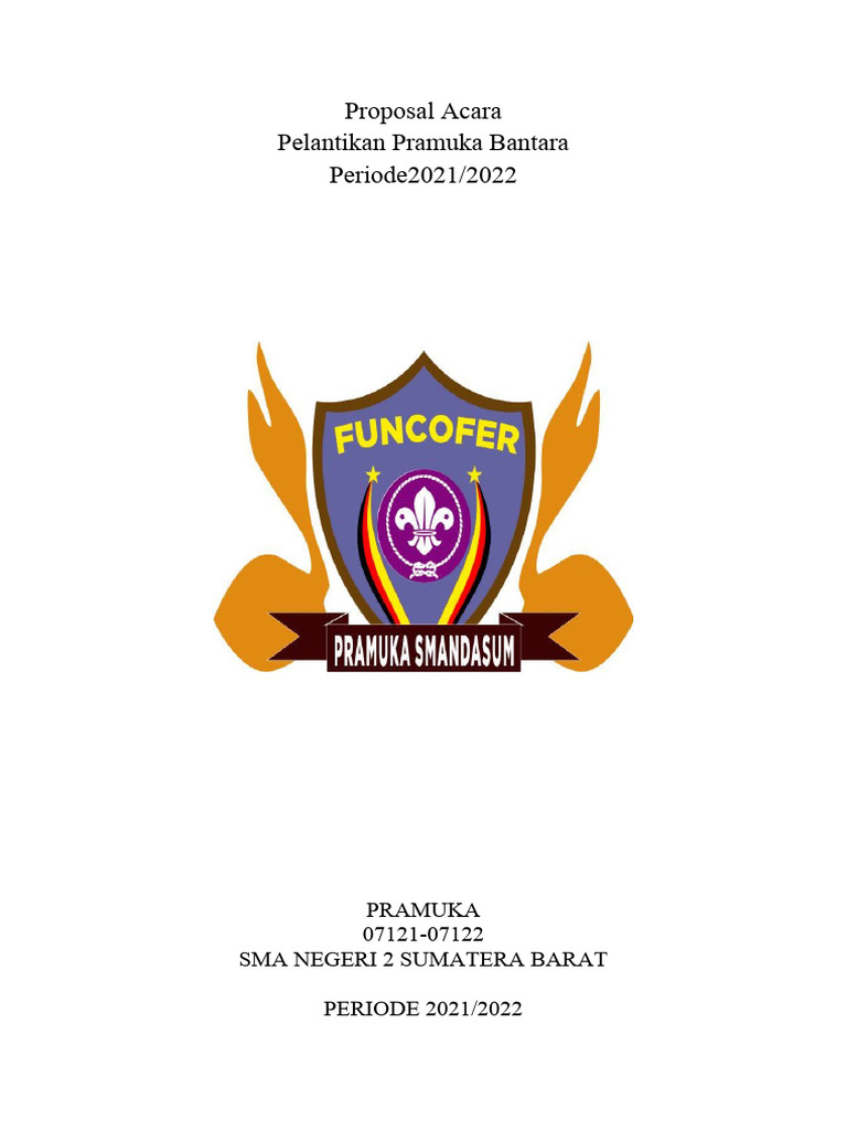 Proposal Acara Pelantikan | PDF