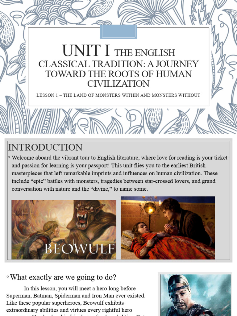 Lesson 1 The Land of Monsters Within and Monsters Without | PDF ...