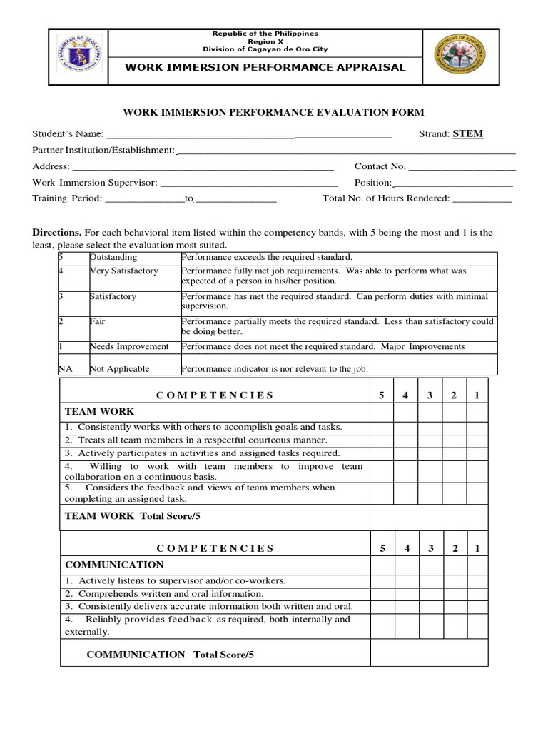 Student Evaluation 2024 | PDF | Performance Appraisal | Social Psychology