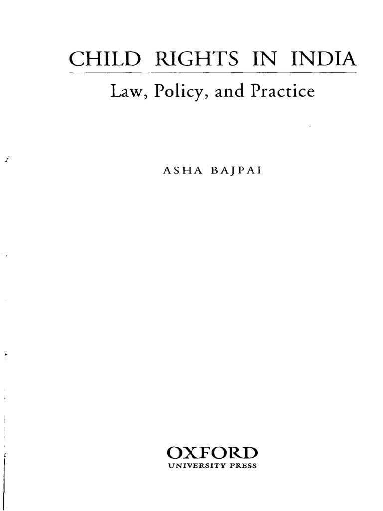 Child_Rights_in_India | PDF | Human Trafficking | Non Governmental ...