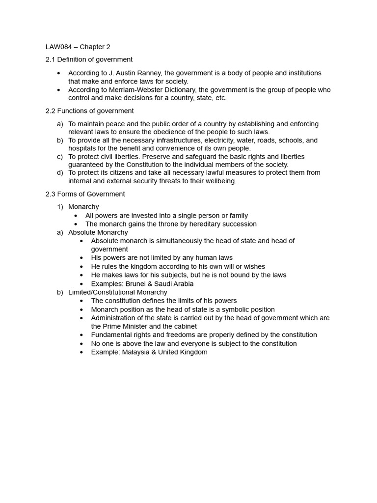 Government Notes | PDF