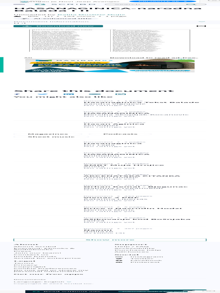 Hasanaginica-narodna Balada i II PDF | PDF