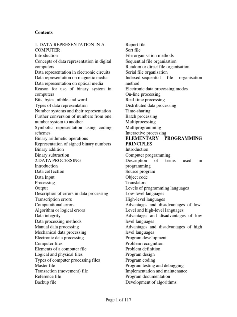 Computer Notes KLB F3 | PDF | Binary Coded Decimal | Computer File