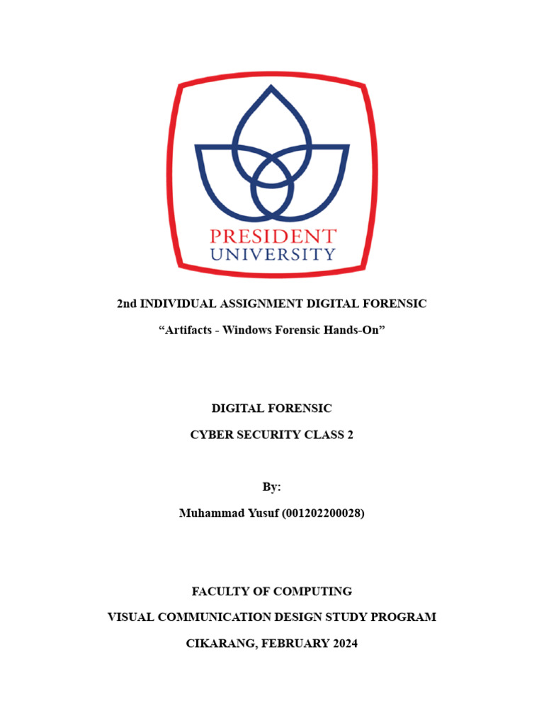 Windows Forensic Artifacts Guide | PDF | Microsoft Windows | Application Software