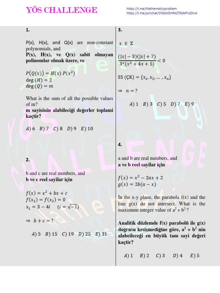 Yös Challenge 3 | PDF