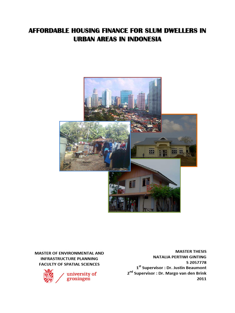 Ginting Natalia Master Thesis | PDF | Housing | Affordable Housing