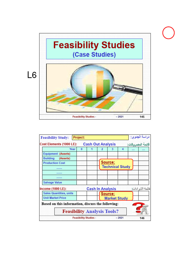 Project Feasibility Study - L6 Economical A1 | PDF | Internal Rate Of Return | Net Present Value