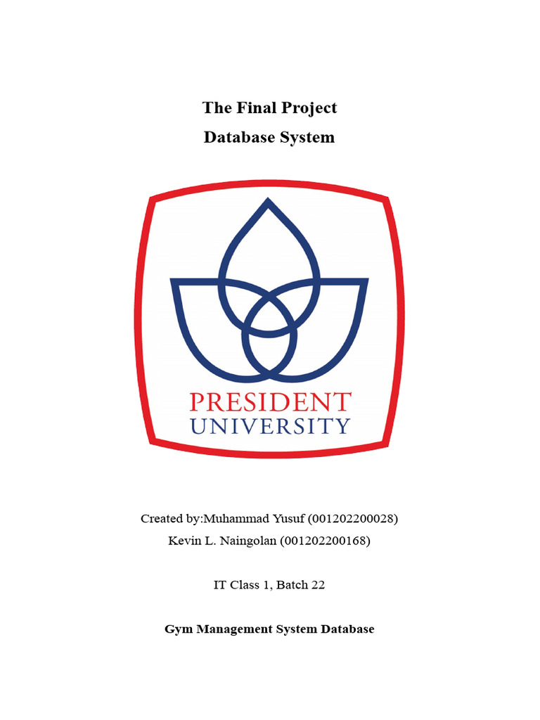 Final Project DataBase | PDF | Databases | Data Model