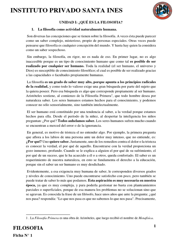 1.que Es La Filosofia | PDF | Conocimiento | Sabiduría