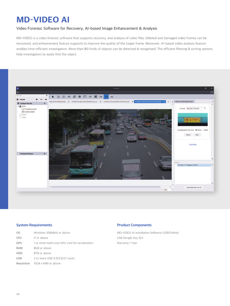 MD-VIDEO: AI Video Forensic Software | PDF | File System | Computing