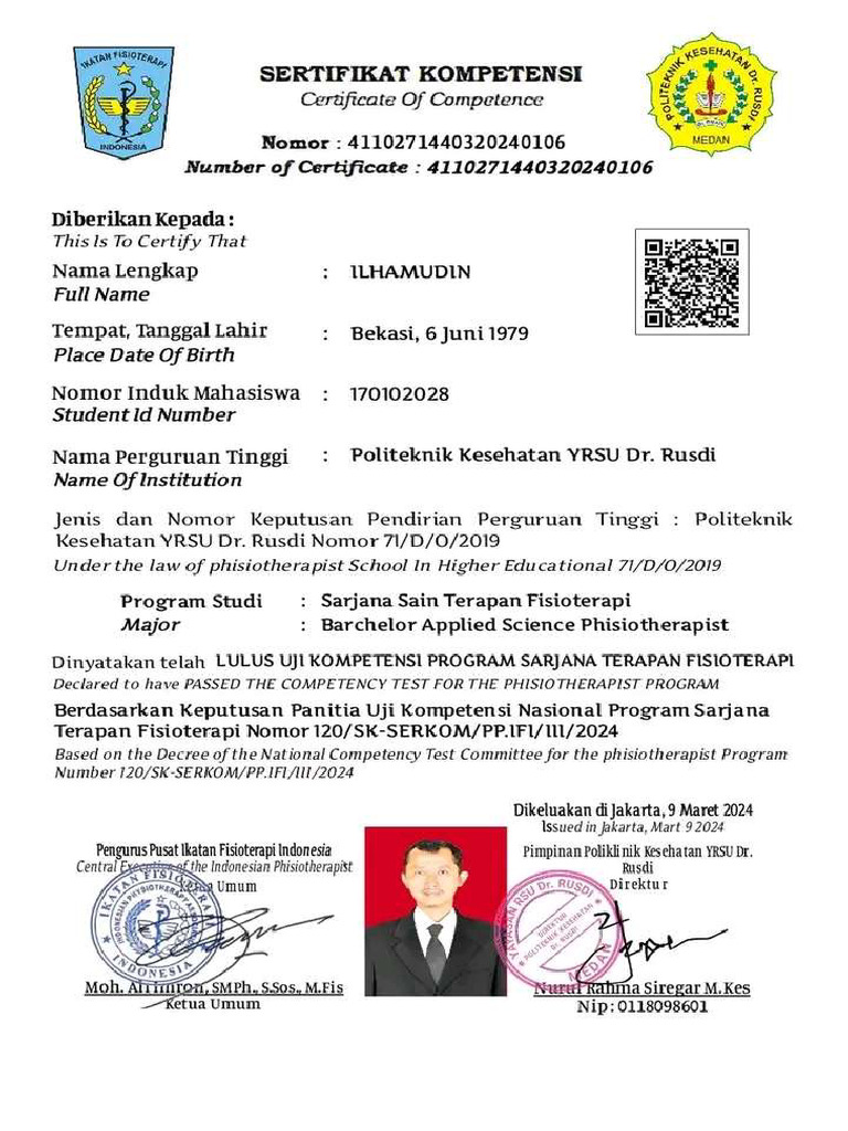 Str+serkom Ilhamudin | PDF