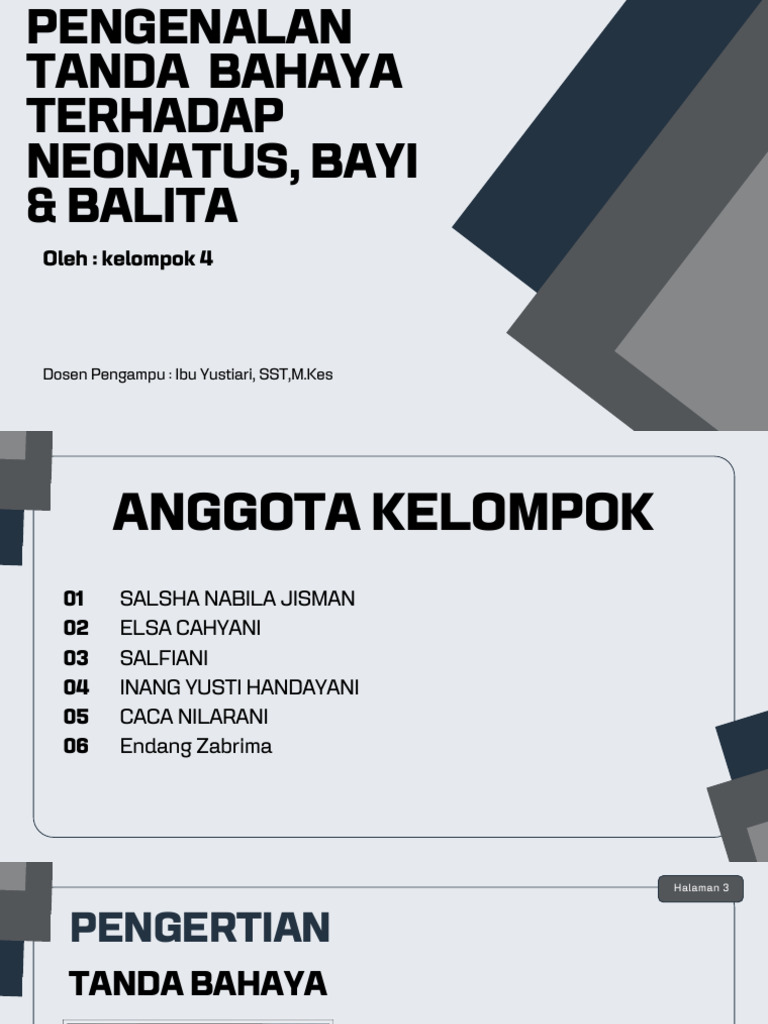 Kel 4 Askeb Neonatus Tanda Bahaya | PDF