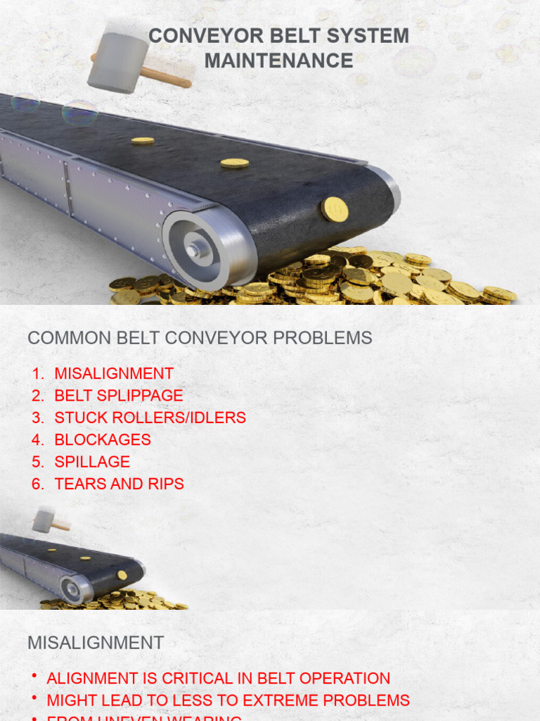 Conveyor Belt Maintenance Guide | PDF | Belt (Mechanical ...