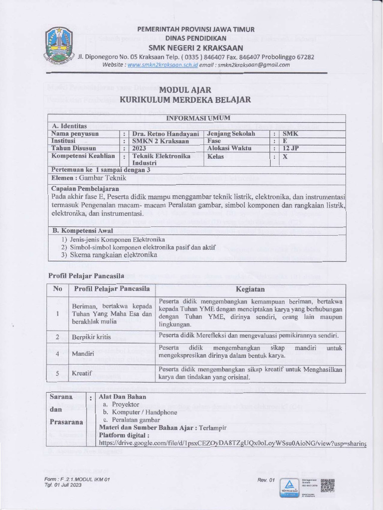 Modul Dkktei Retno H - Compressed | PDF