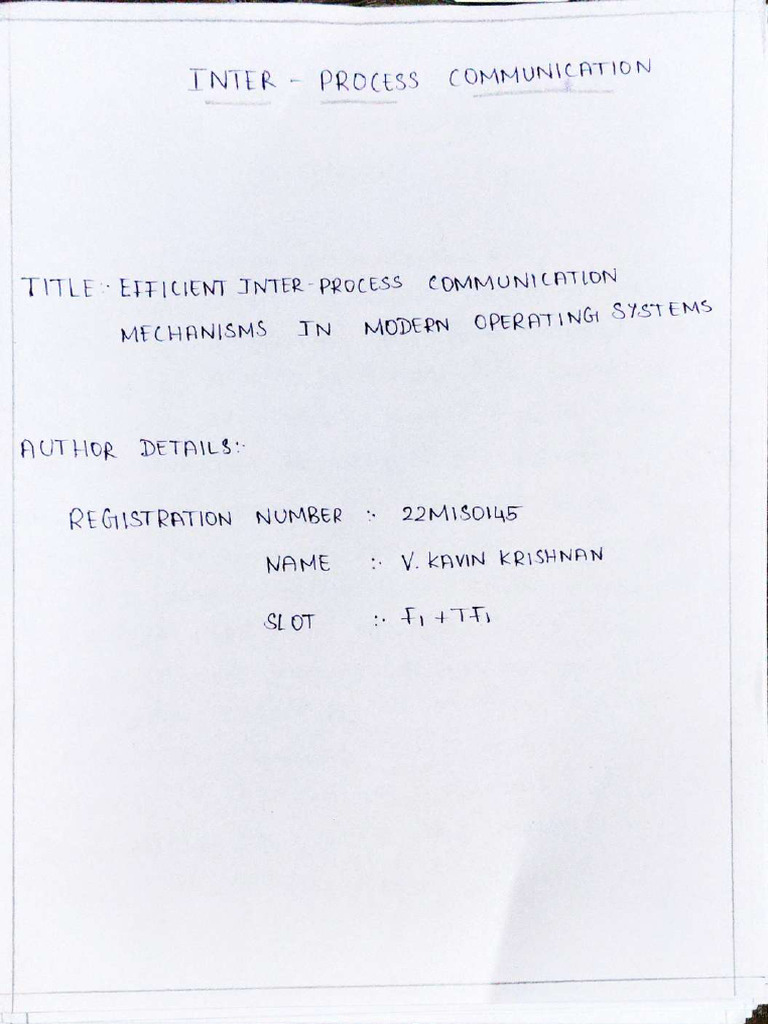 Operating Systems Digital Assignment | PDF