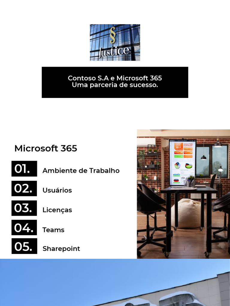 Apresentação Contoso - Revisada | PDF | SharePoint | Informática