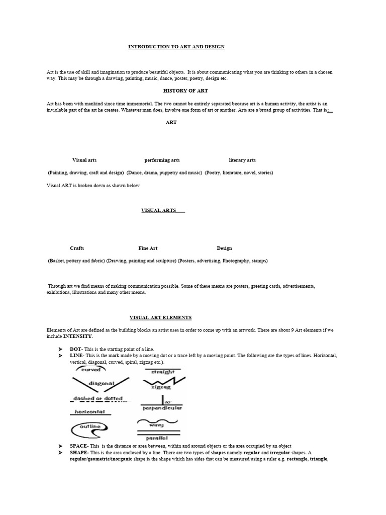 Principles and Elements of Art Overview | PDF | Drawing | Paint