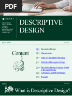 Descriptive Research Design PPT | PDF