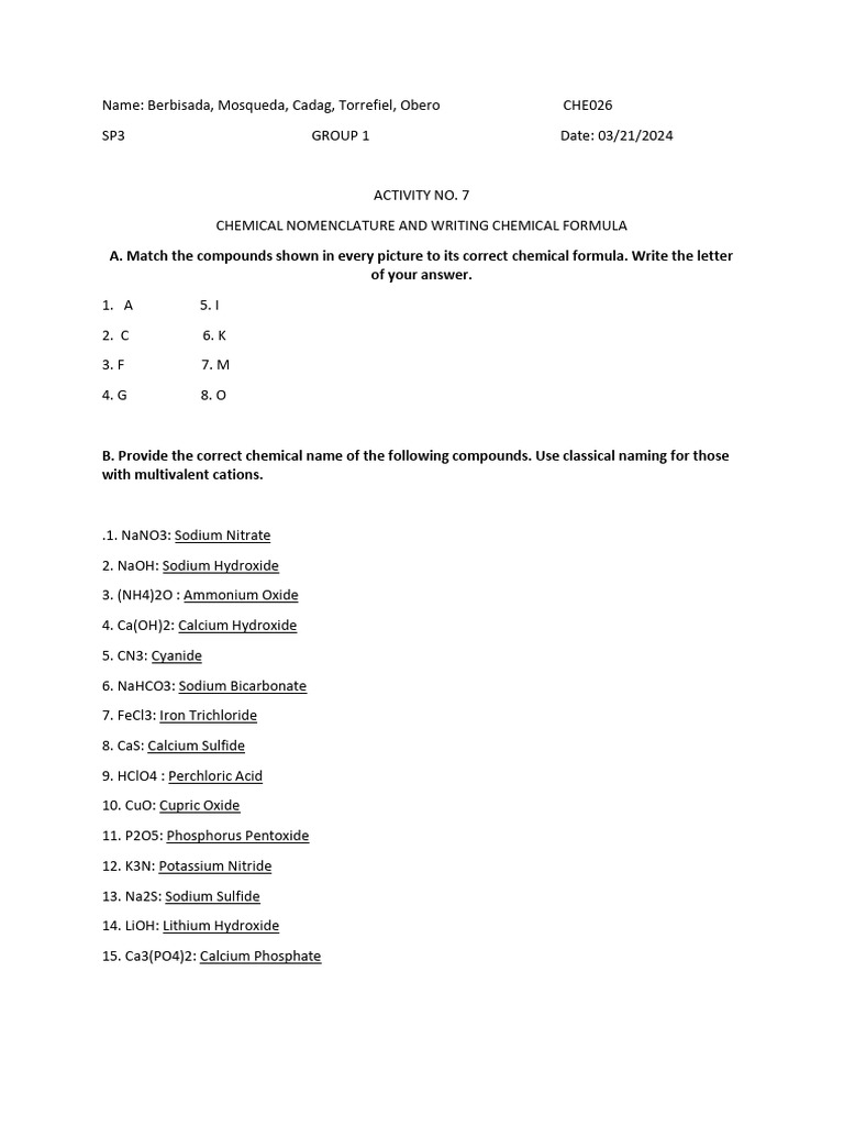 Group 1 - Las 7 | PDF | Staining | Hydroxide