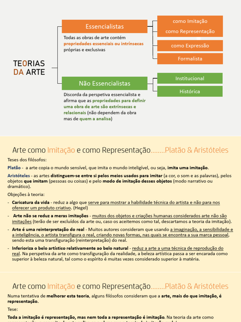 Teorias Da Arte Filosofia | Download grátis PDF | Estética | Beleza