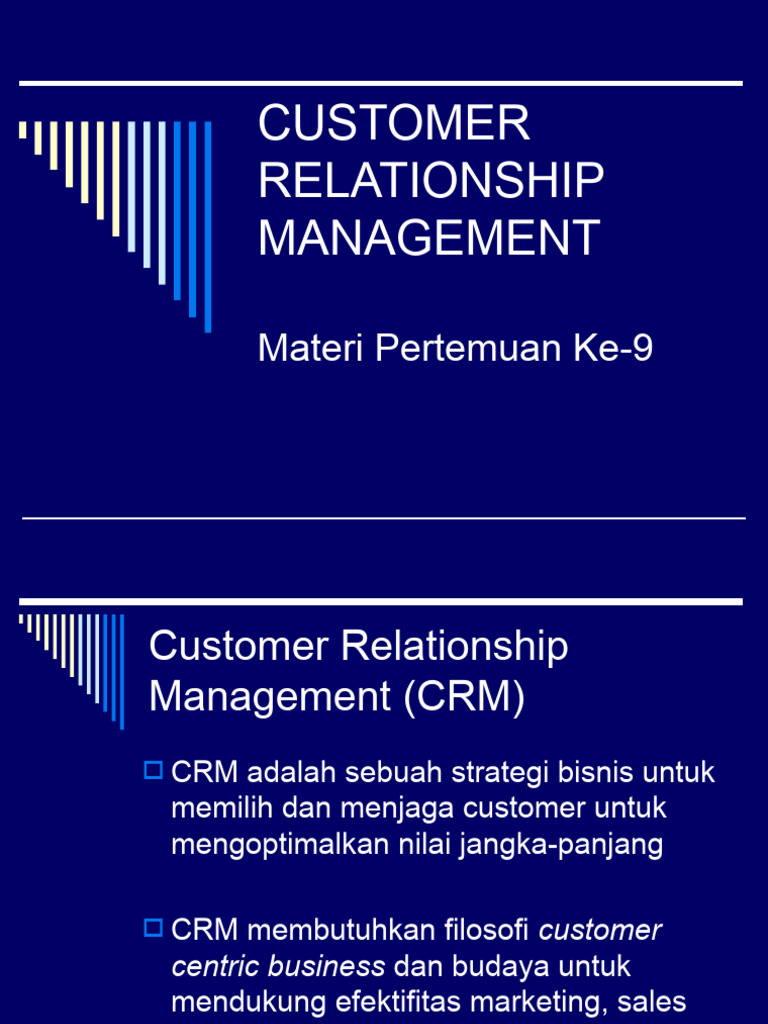Customer Relation Management | PDF