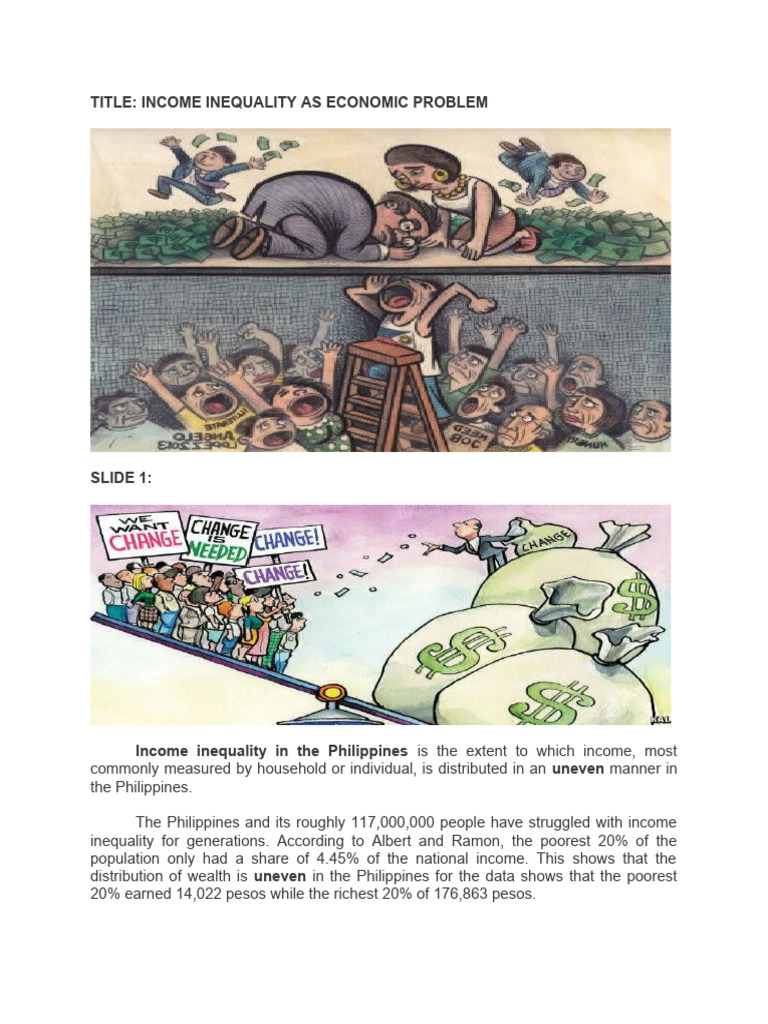 Income Inequality As Economic Problem | PDF | Poverty & Homelessness | Discrimination & Race ...