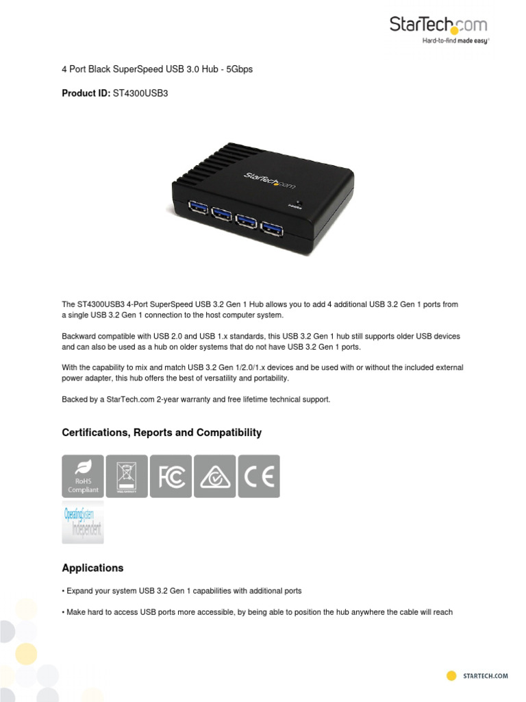 USB Hub for IT Professionals | PDF