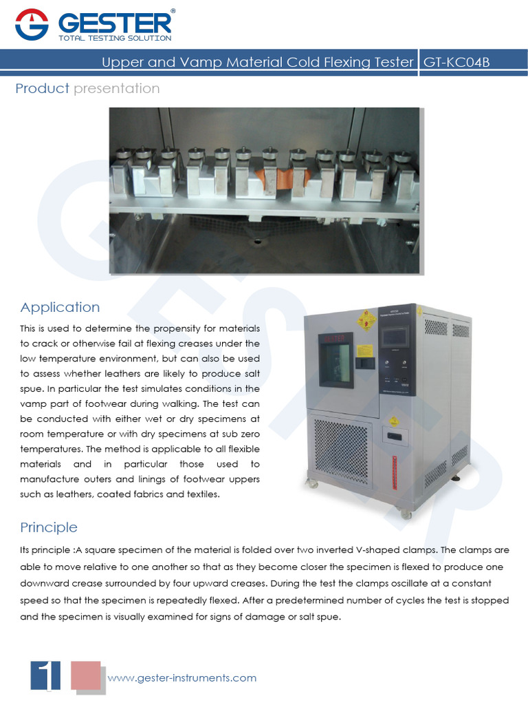 Cold Flexing Tester for Footwear Materials | PDF | Shoe | Stainless Steel