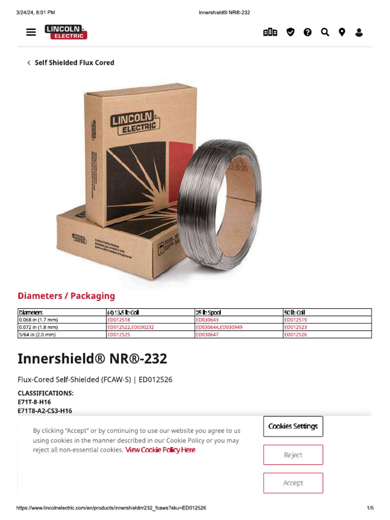 Innershield® NR®-232 | PDF