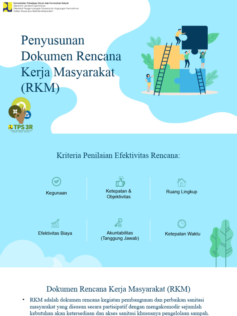 4penyusunan Dokumen Rencana Kerja Masyarakat (RKM) | PDF