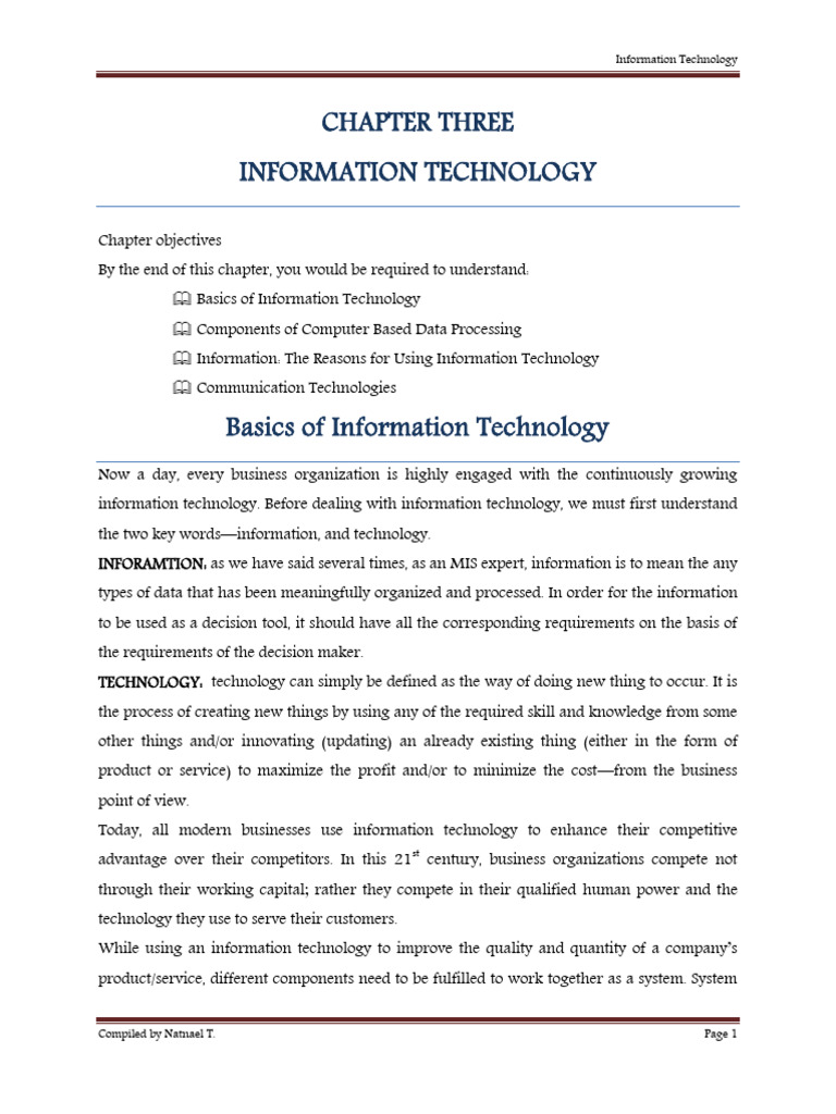 IT Essentials for Business Users | PDF | Transmission Medium ...