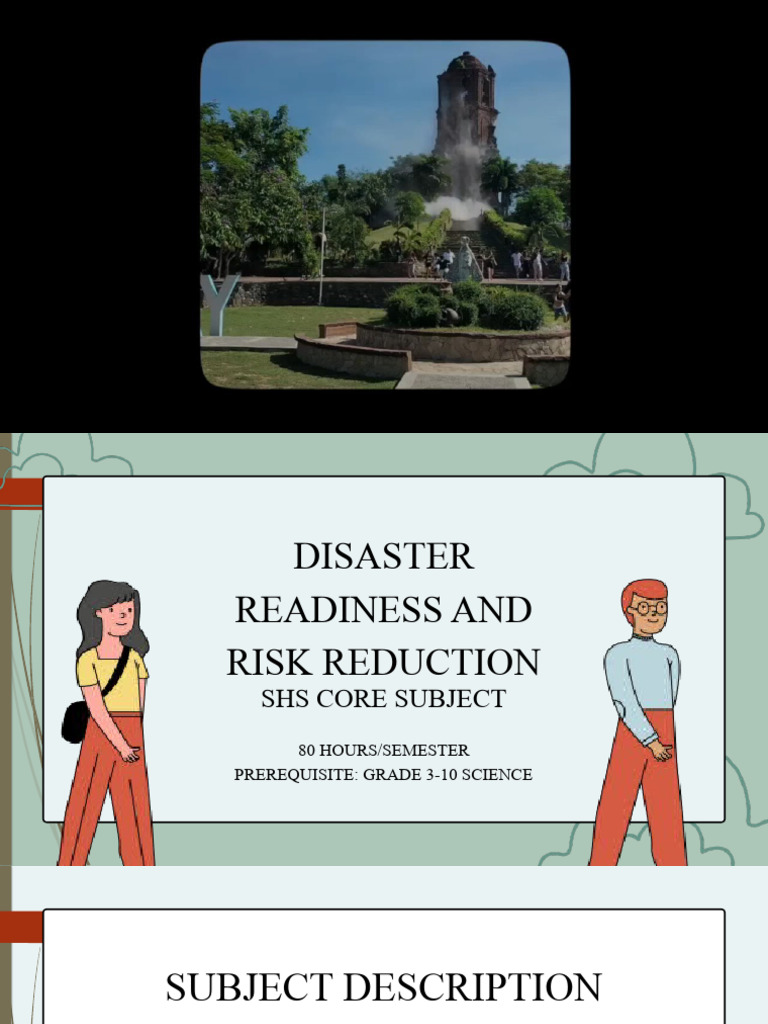 Lesson 1 Basic Concepts of Disaster and Disaster Risk | PDF | Natural ...