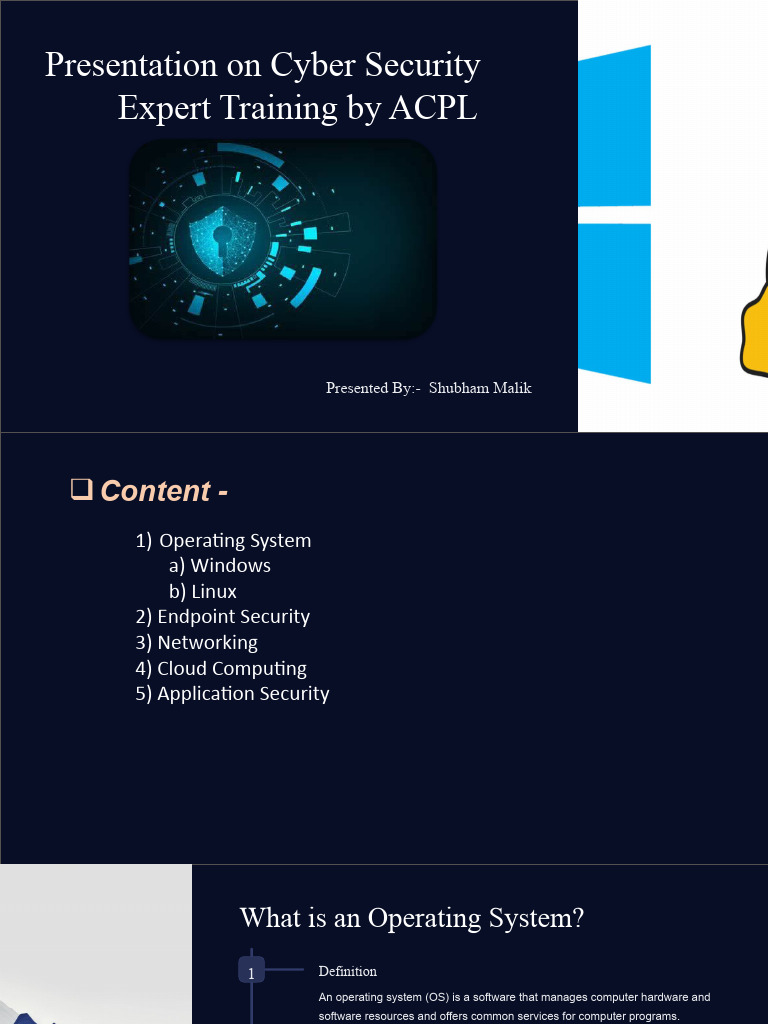 Presentation by Shubham Malik | PDF | Computer Network | Routing