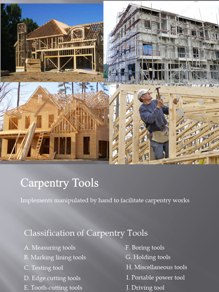 Carpentry Slideshw2 | PDF | Drill | Tools