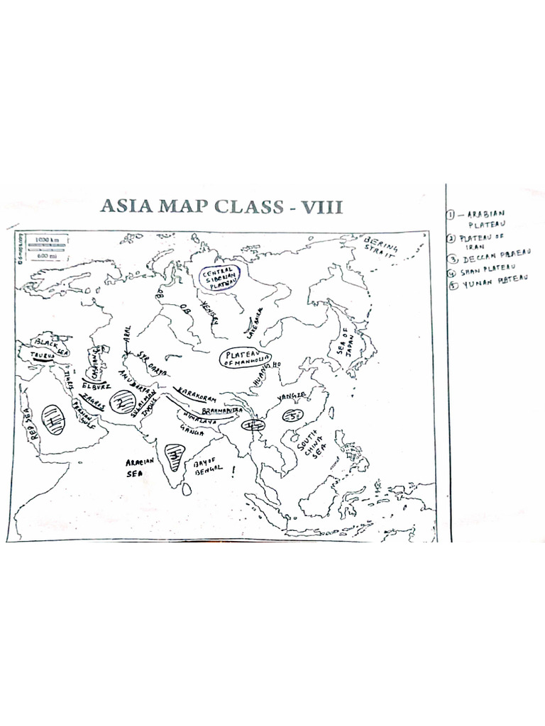 Asia Map River | PDF