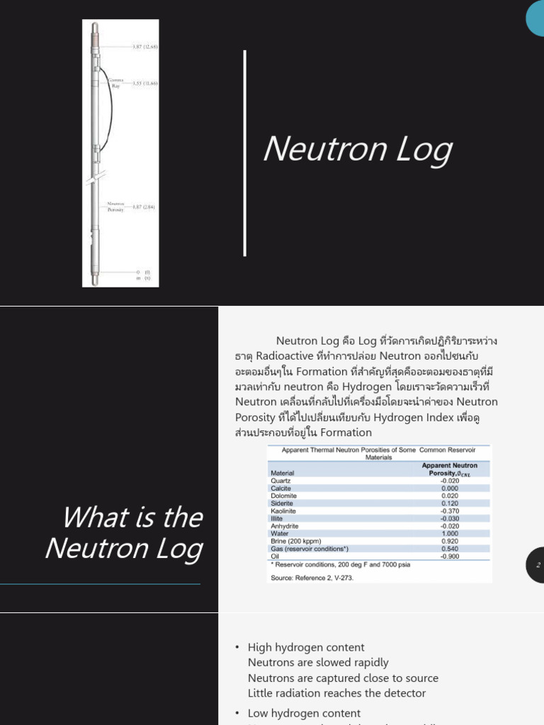 Neutron Log Pdf